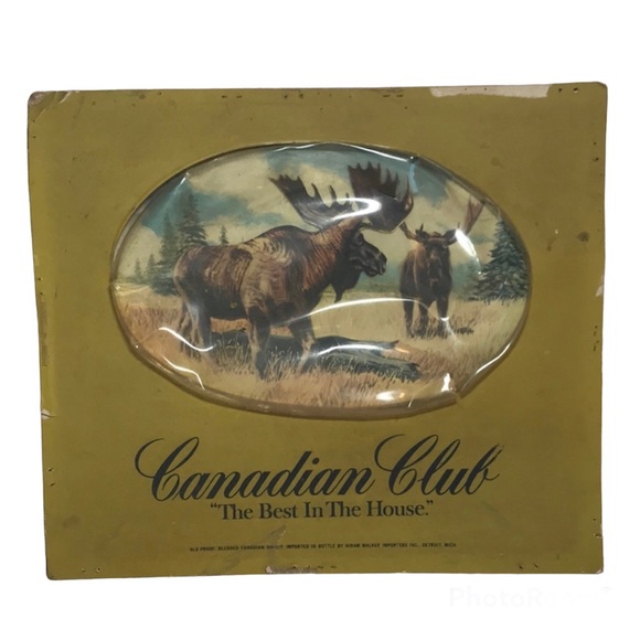 Hiram Walker | Dining | Vintage Hiram Walker Canadian Club Whisky ...